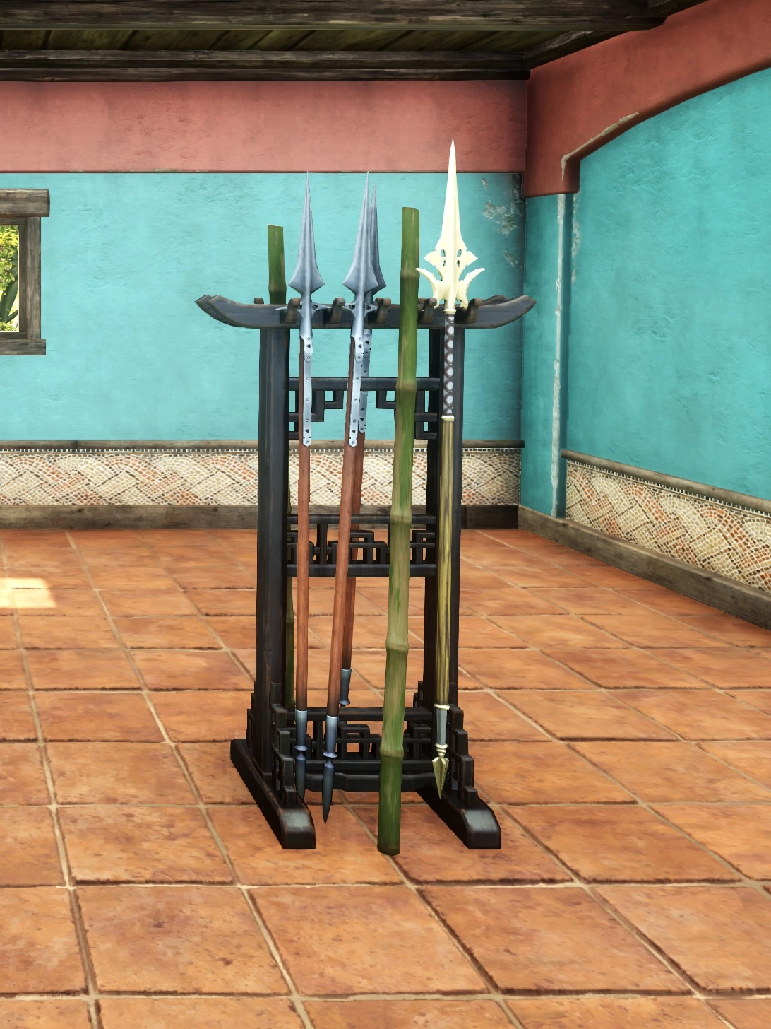 Ebony Weapon Rack T3 Rare New World Database